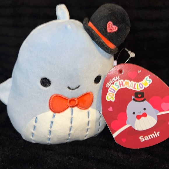 Squishmallows | Toys | 224 Valentine Samir The Whale | Poshmark